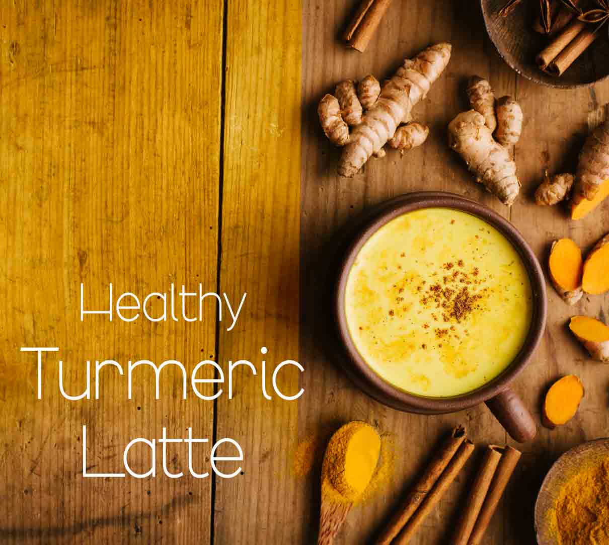 Healthy Turmeric Latte Recipe - Life In The Green.House
